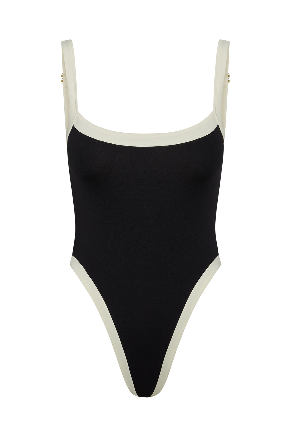 Barcelona One Piece - Black/Ivory – Monday Swimwear