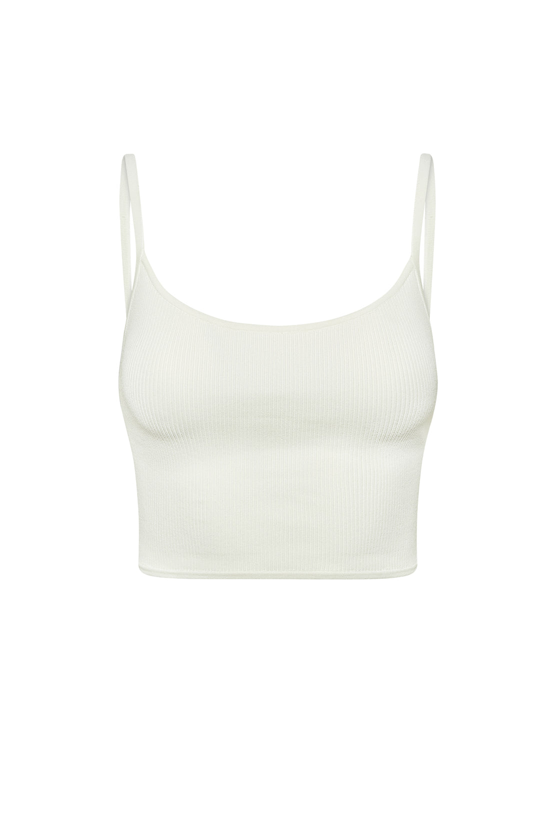 Beverly Hills Knitwear Top - White Rib – Monday Swimwear