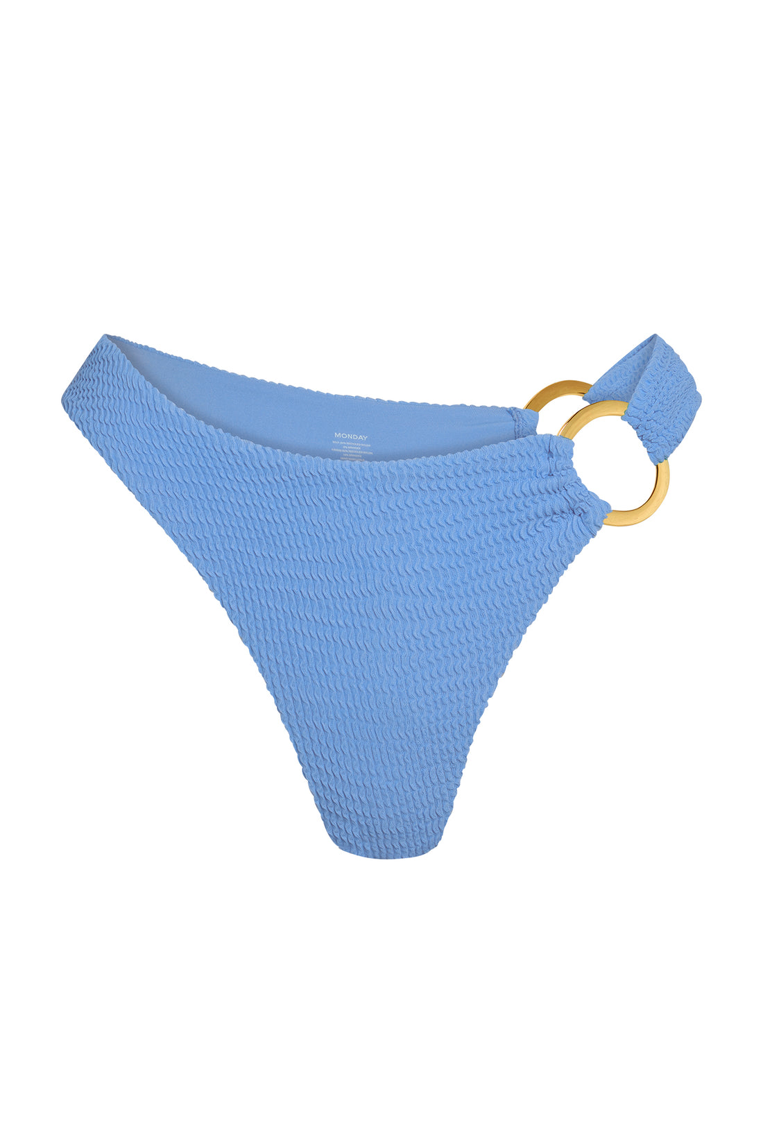 Bronte Bottom - Azure Crinkle – Monday Swimwear