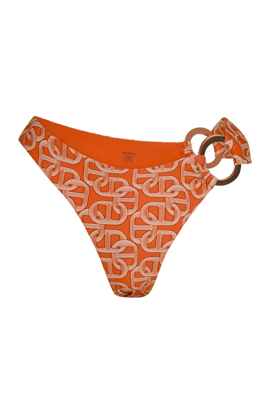 Bronte Bottom - Chain Geo – Monday Swimwear