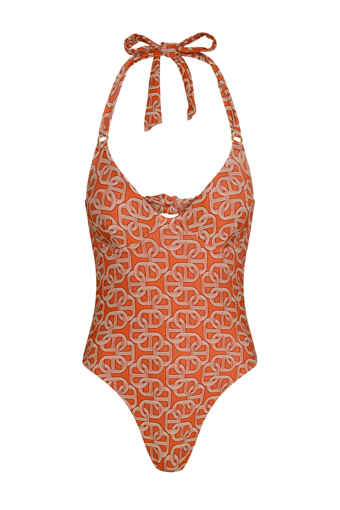Honolulu One Piece - Chain Geo – Monday Swimwear