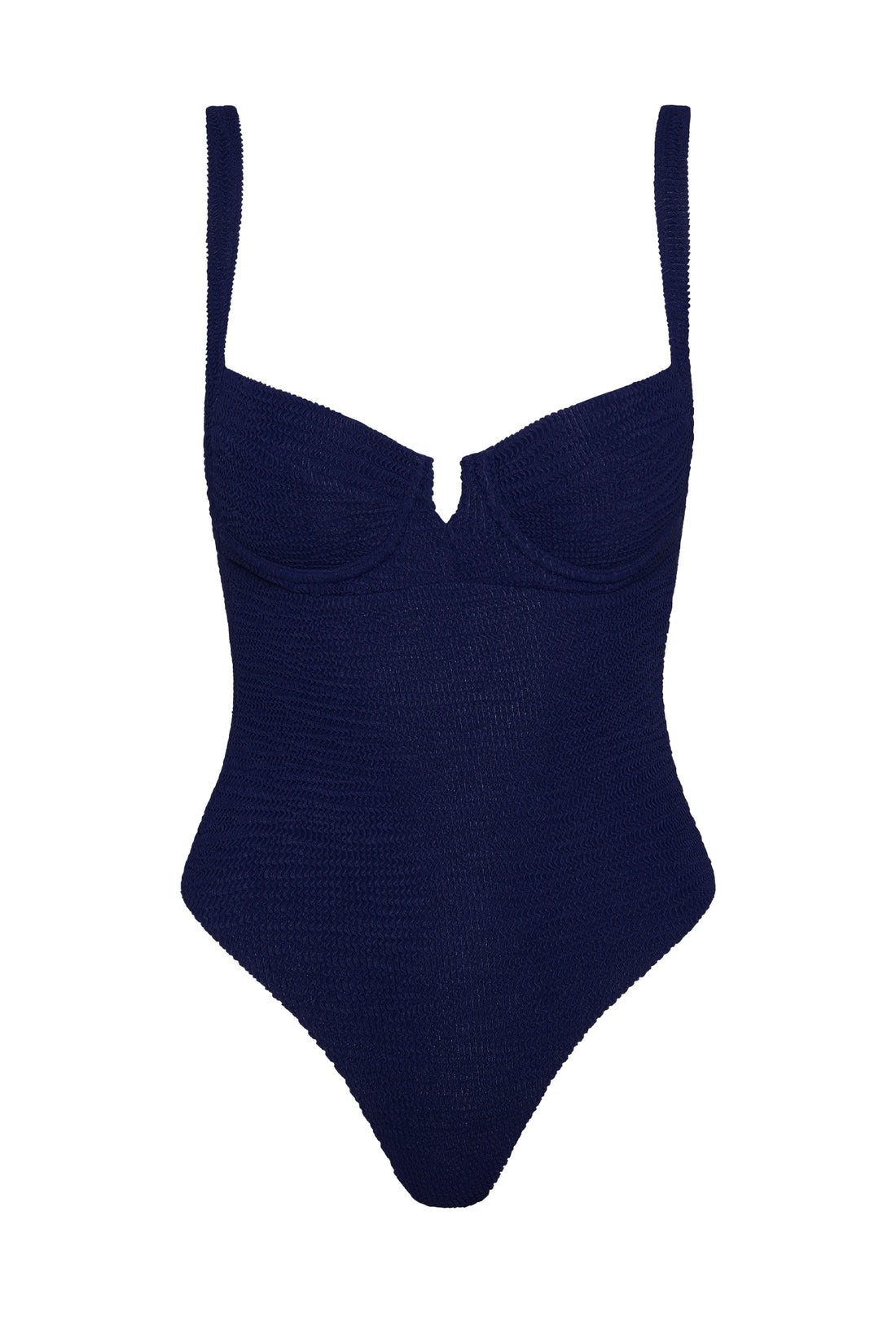 Clovelly One Piece - Midnight Crinkle – Monday Swimwear
