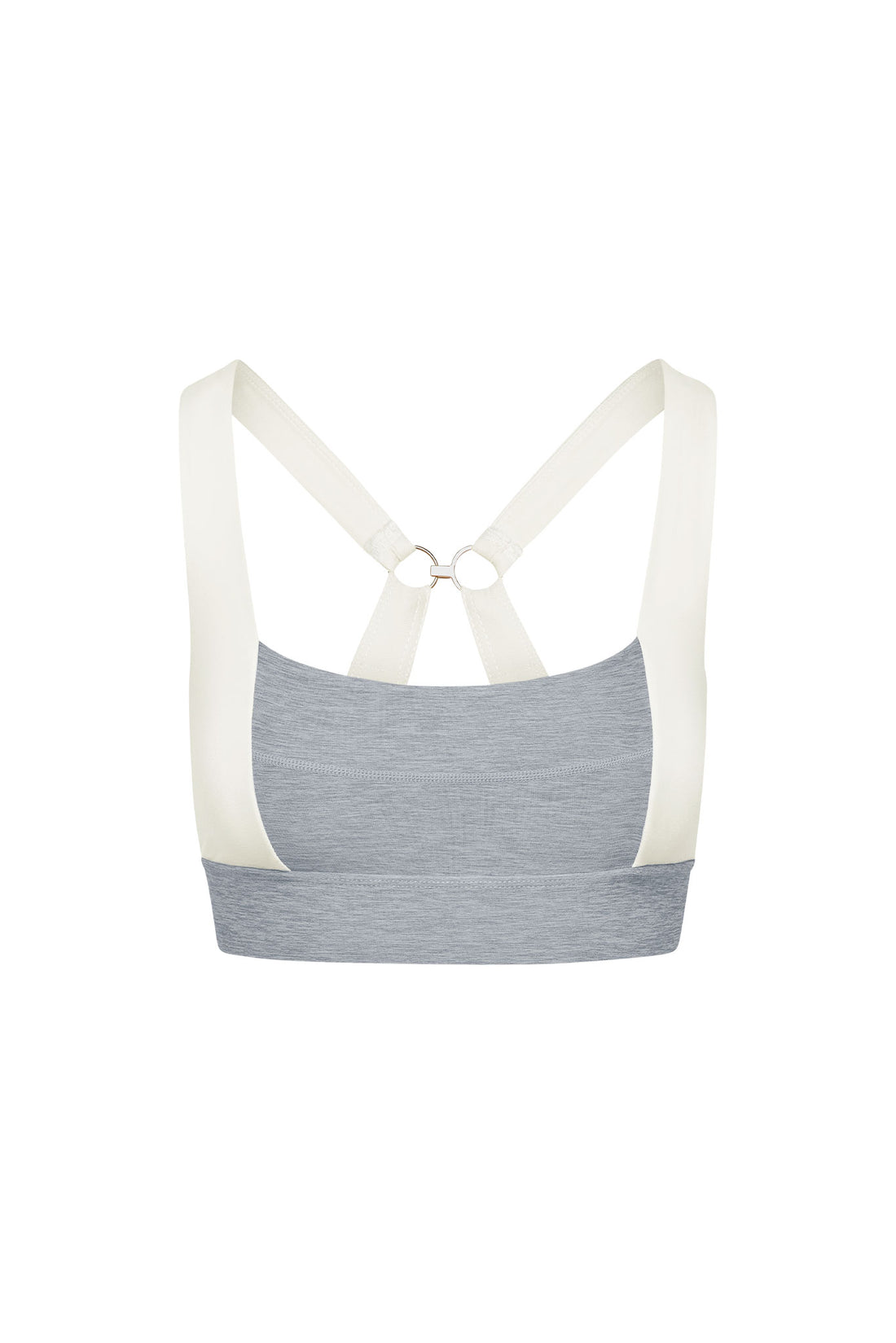 Arches “The Tash Bra” - Heather Grey/Ivory – Monday Swimwear