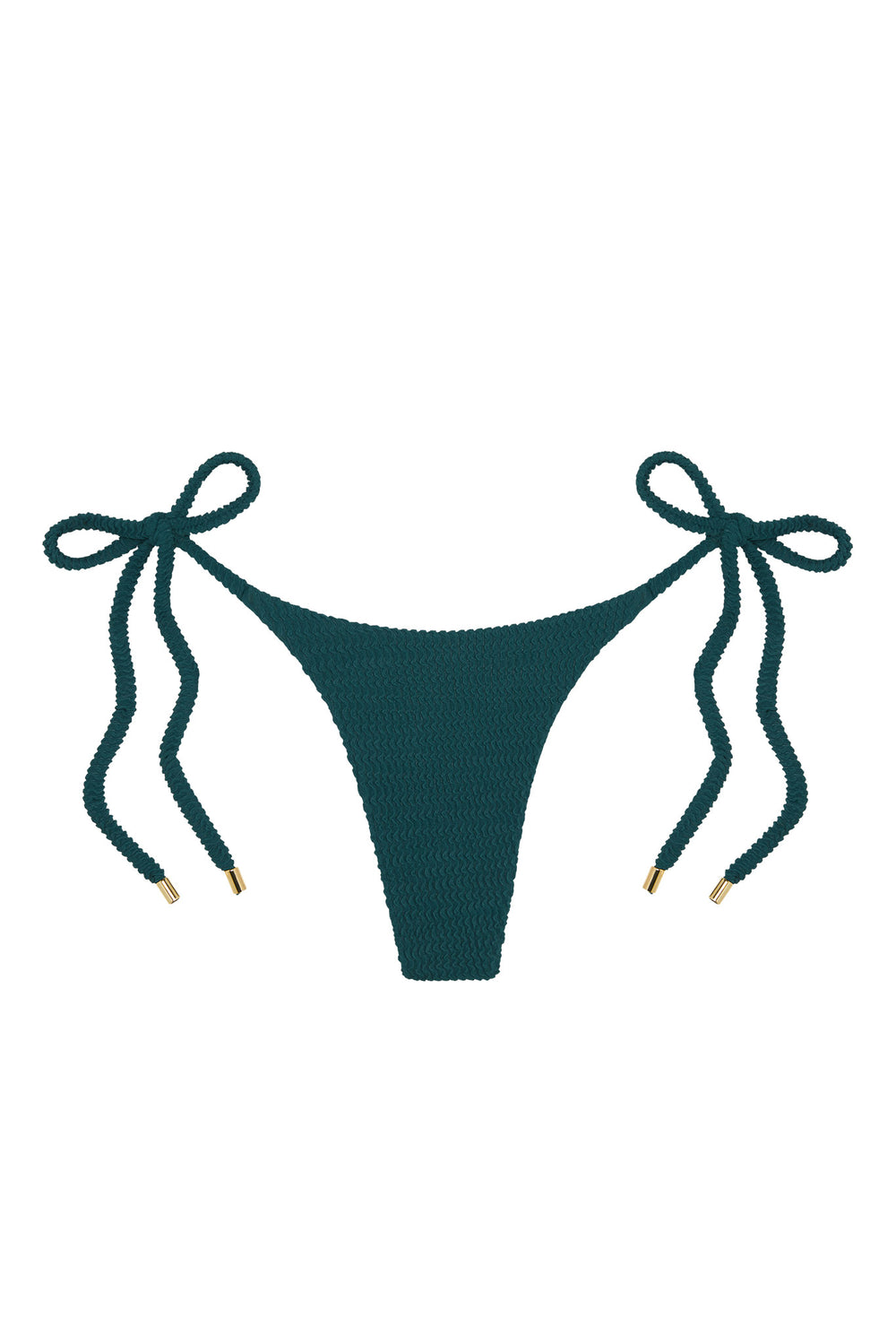 Palma Bottom - Evergreen Crinkle – Monday Swimwear
