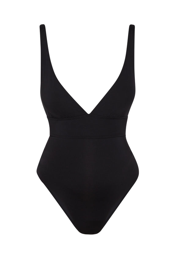 Maternity Portofino One Piece - Black – Monday Swimwear