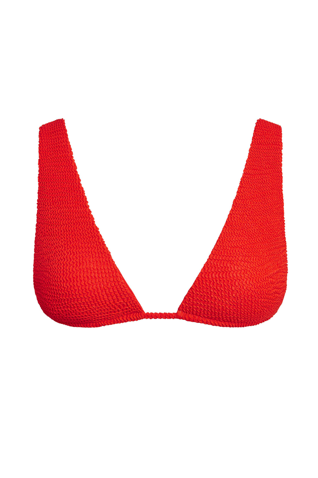 Palm Springs Top - Chili Pepper Crinkle – Monday Swimwear