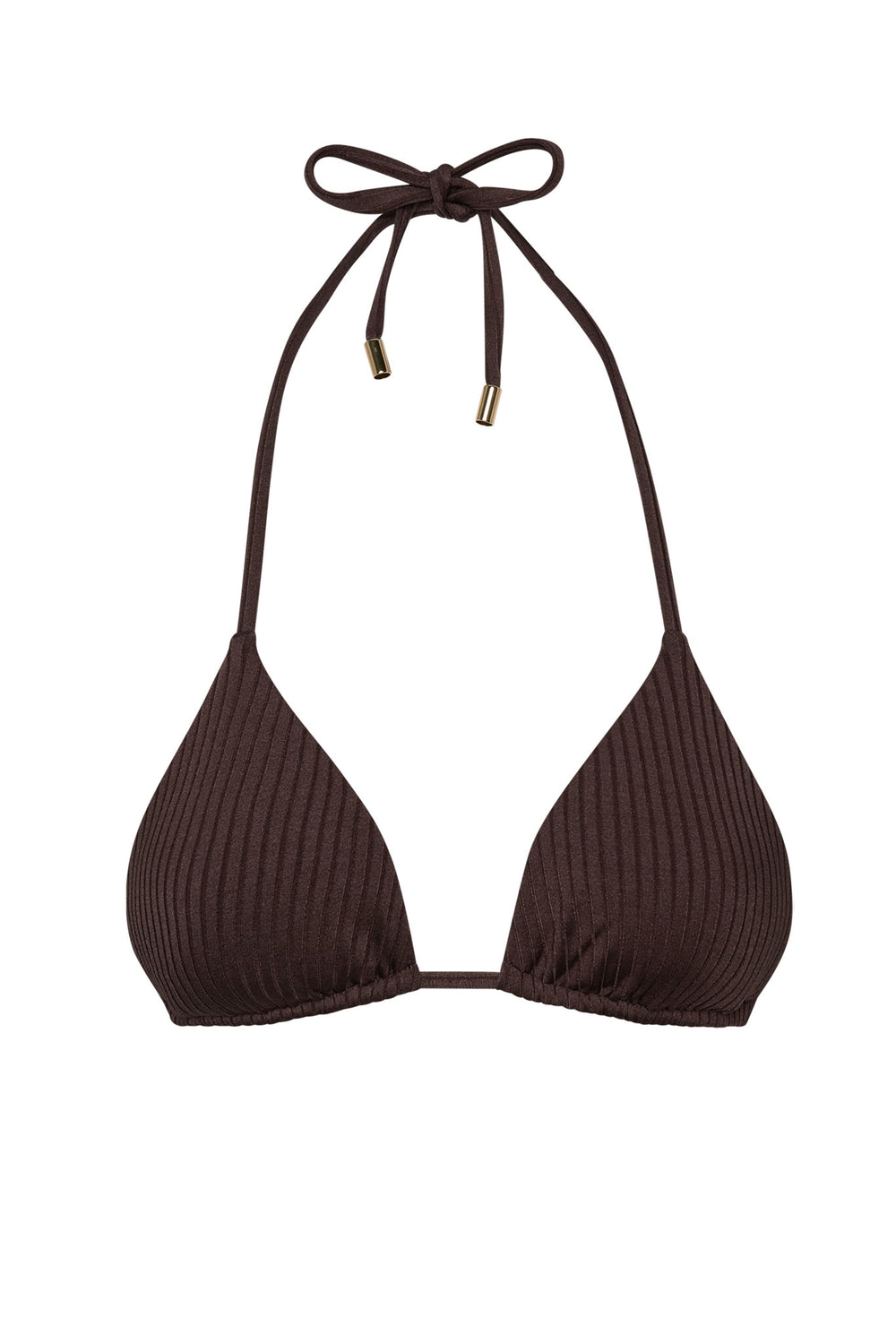 Palma Top - Espresso Wide Rib – Monday Swimwear