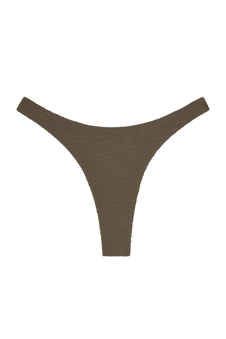 Tamarama Bottom - Stone Crinkle – Monday Swimwear